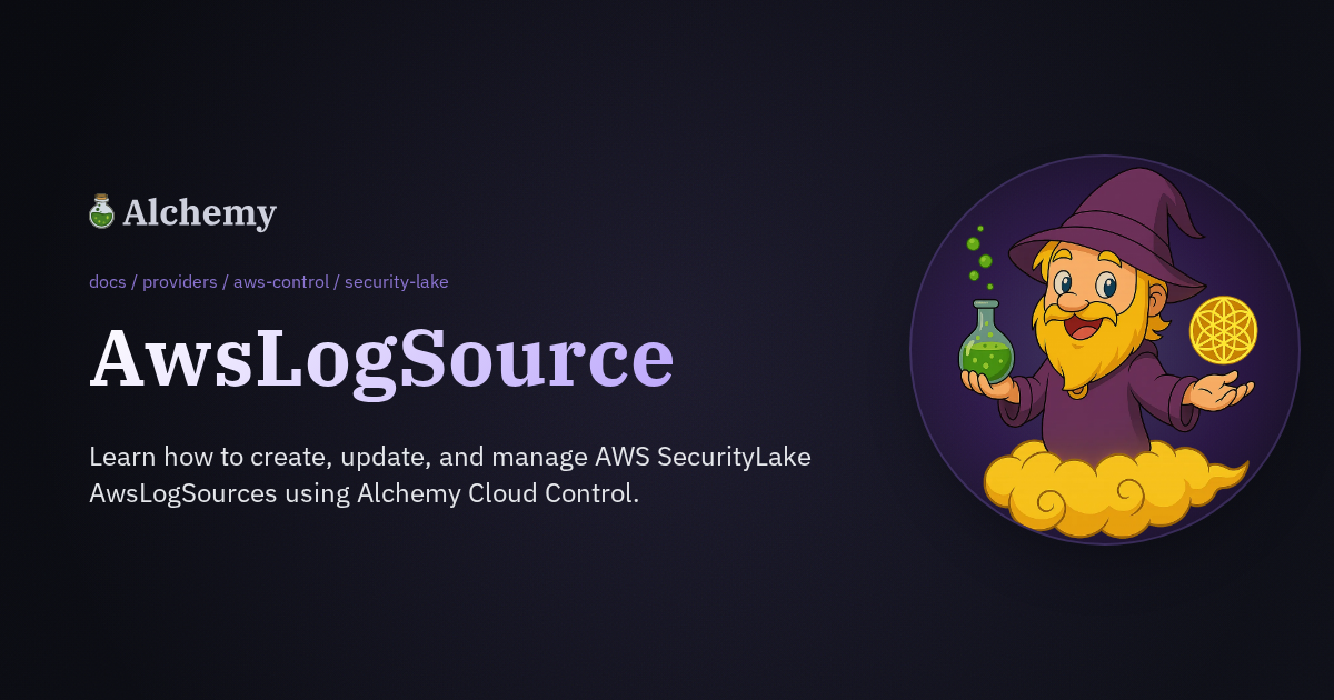 AwsLogSource | Alchemy